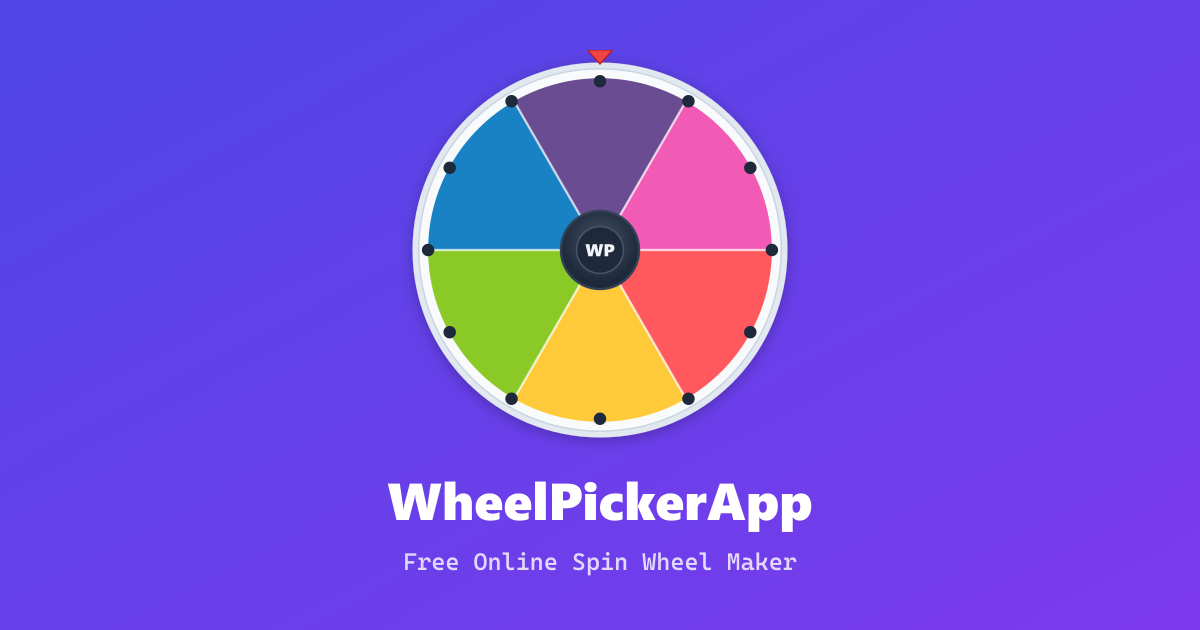 WheelPickerApp - Free Online Spin Wheel Maker